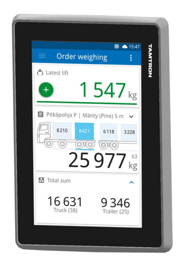 Tamtron, One Timber Crane Scale | Forest Machine Magazine