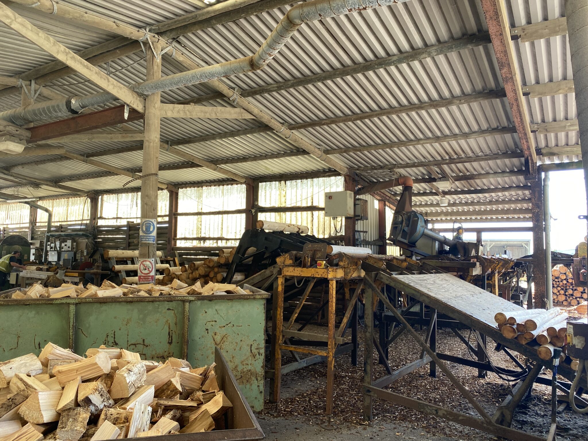 Glasfryn Fencing and Sawmill | From Seed To Sawmill | Forest Machine ...